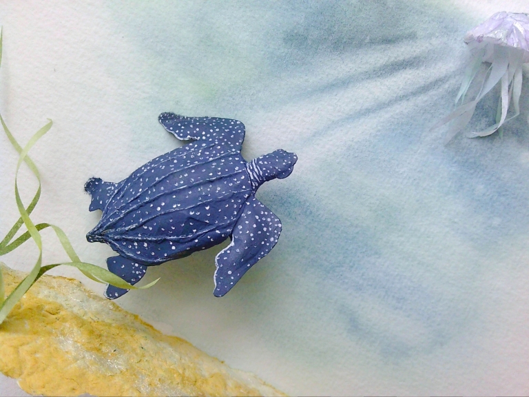 Leatherback Sea Turtle - Jann Paperland